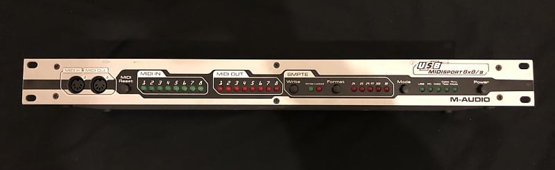 M-Audio Midisport 8x8 - Midi and SMPTE Interface; Routed; | Reverb UK