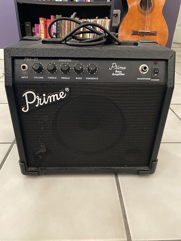 Prime PBA-20 80s Black guitar bass combo amplifier | Reverb