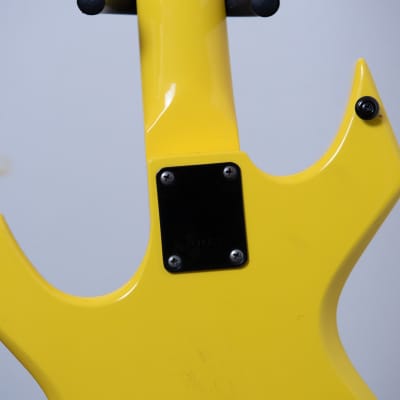 B.C. Rich Platinum Series Warlock Bass 1988-1989 Yellow | Reverb