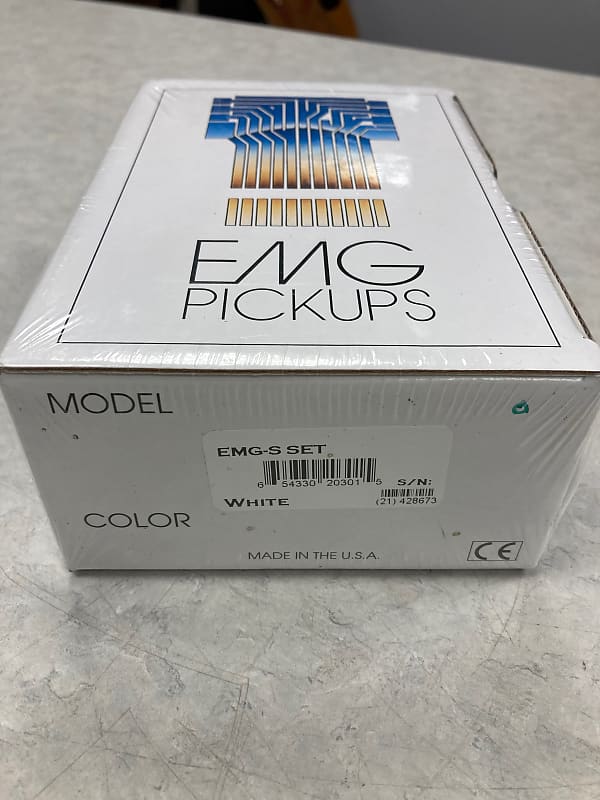 EMG EMG-S Set (white) White New Old Stock still factory | Reverb