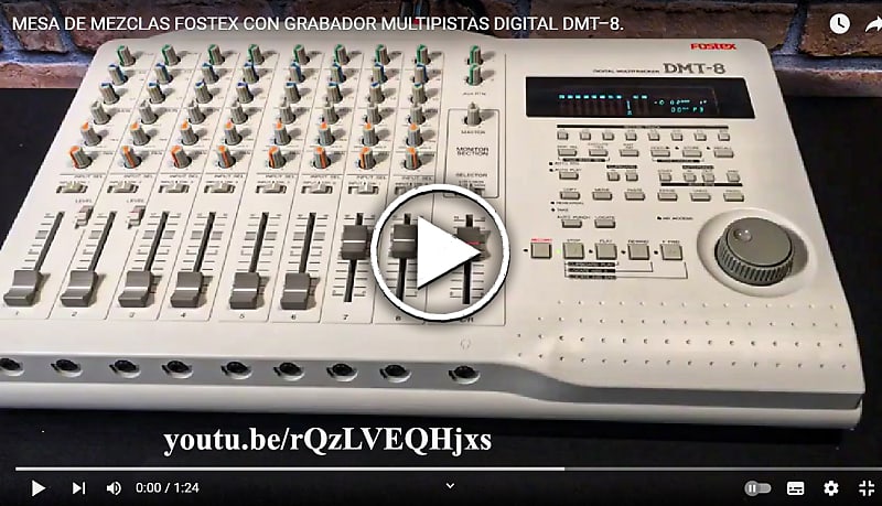 MEZCLADORA FOSTEX + DIGITAL MULTITRACK RECORDER DMT–8 | Reverb