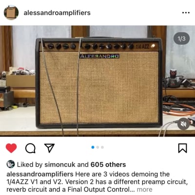 Alessandro 1/4 AZZ 2022 - Chestnut Custom Wood Panel | Reverb