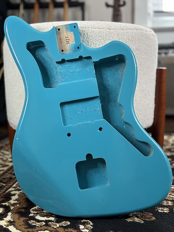 MJT VTJ Jazzmaster Body - Taos Blue - Light Relic | Reverb