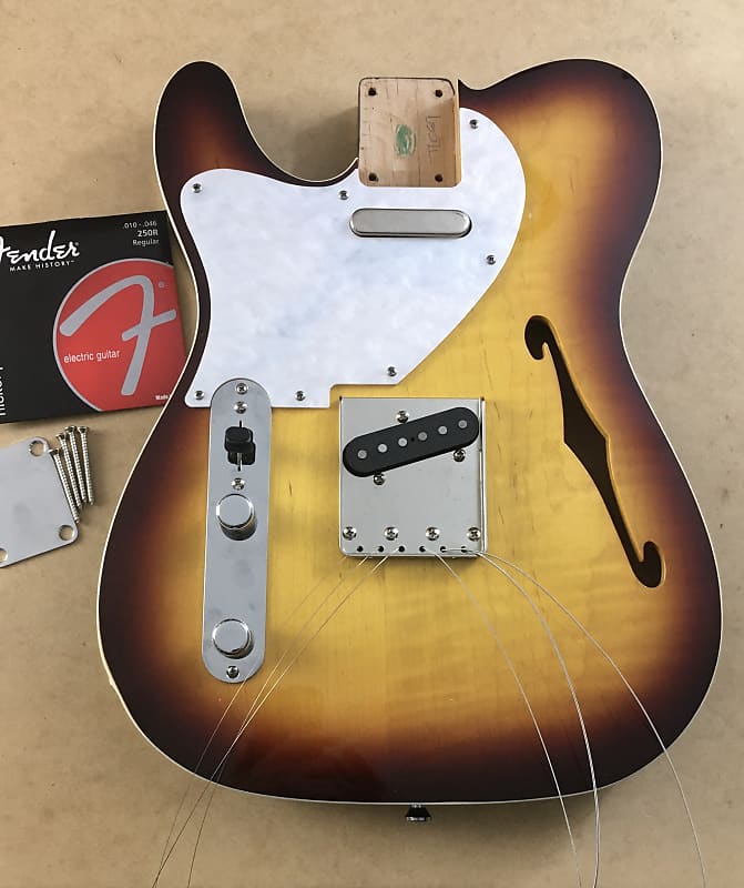Lefty Loaded Tele Body Alder Tobacco 2 Tone | Reverb Australia