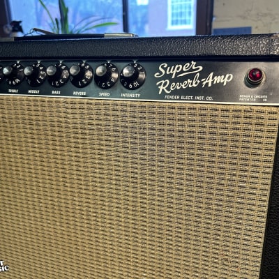 Fender AB763 Super Reverb Vintage 1965 w/ Tuki Cover + | Reverb