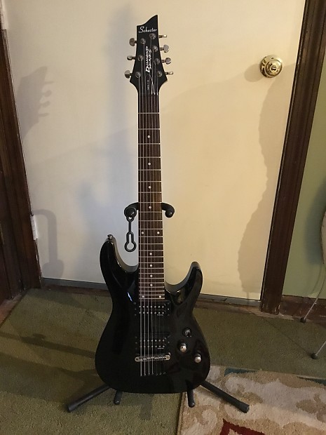Schecter Omen-7EX seven string guitar | Reverb