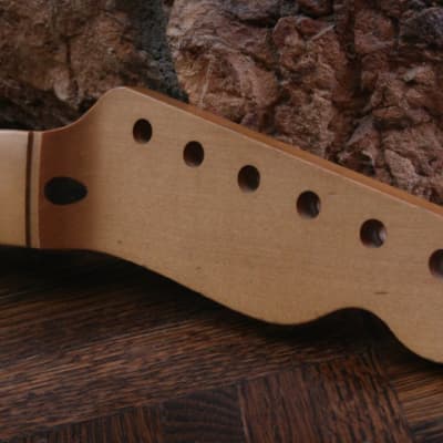 Aged Allparts Tele Neck Nitro Relic Rolled Fingerboard Edges | Reverb