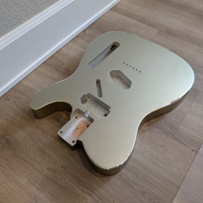 MJT VTT Tele Body Firemist Silver Telecaster Style Nitro 2024 | Reverb