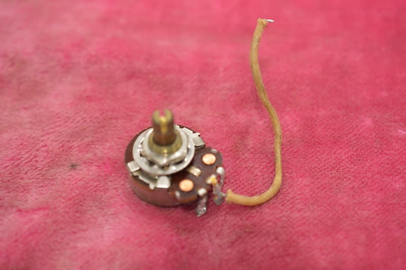 Vintage 1963 Fender Stratocaster 250k CTS Volume / Tone Pot | Reverb