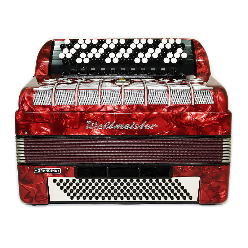 Vintage Weltmeister Grandina Button Accordion, made in | Reverb