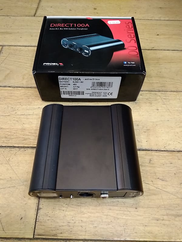 Proel Direct 100A Active DI Box | Reverb