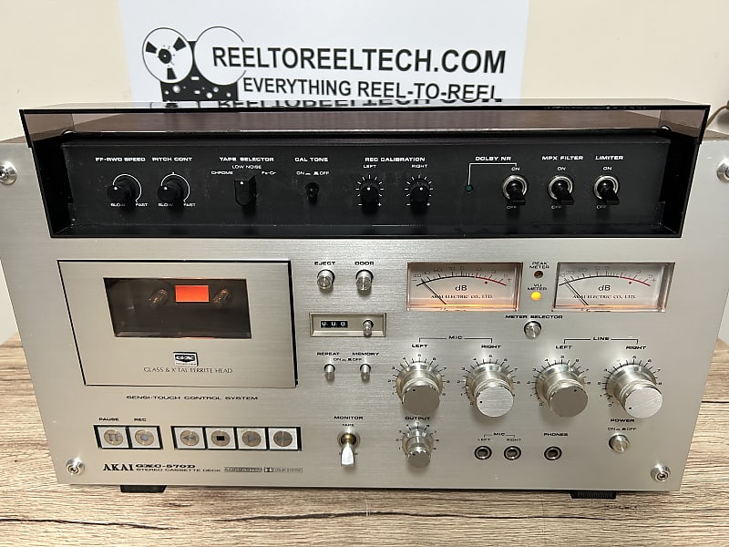 Akai GXC-570D TOTL 3 head cassette deck. SERVICED! | Reverb