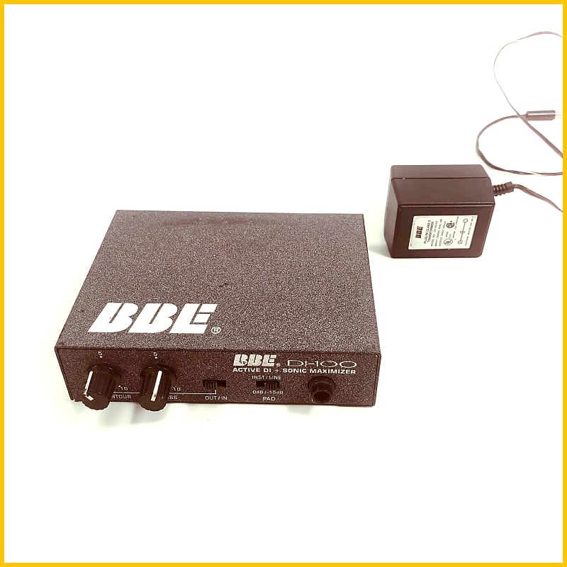 Gray BBE DI-100 Active DI Box Sonic Maximizer w/OEM Power | Reverb