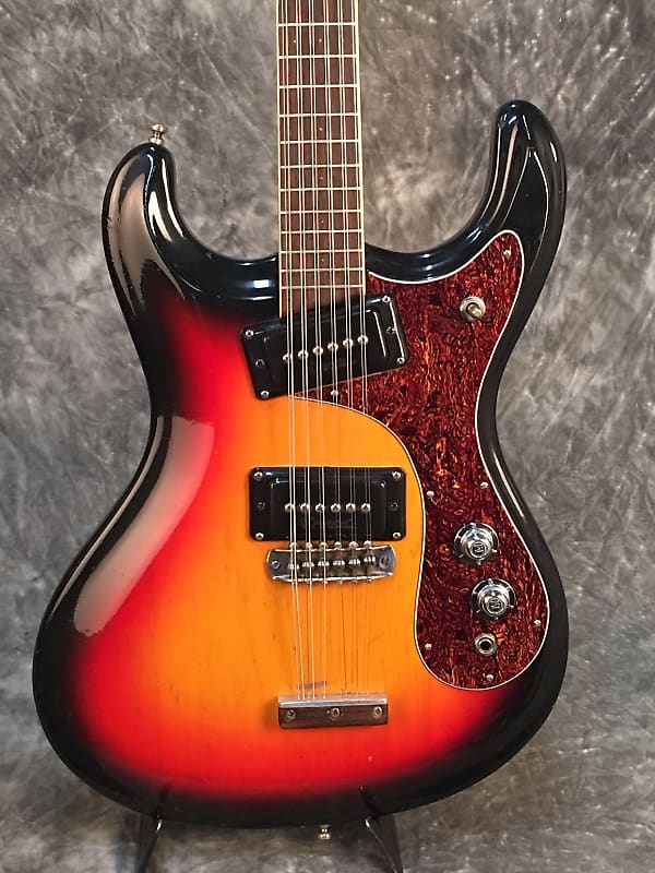 Mosrite 12 String Late 60's Sunburst | Reverb