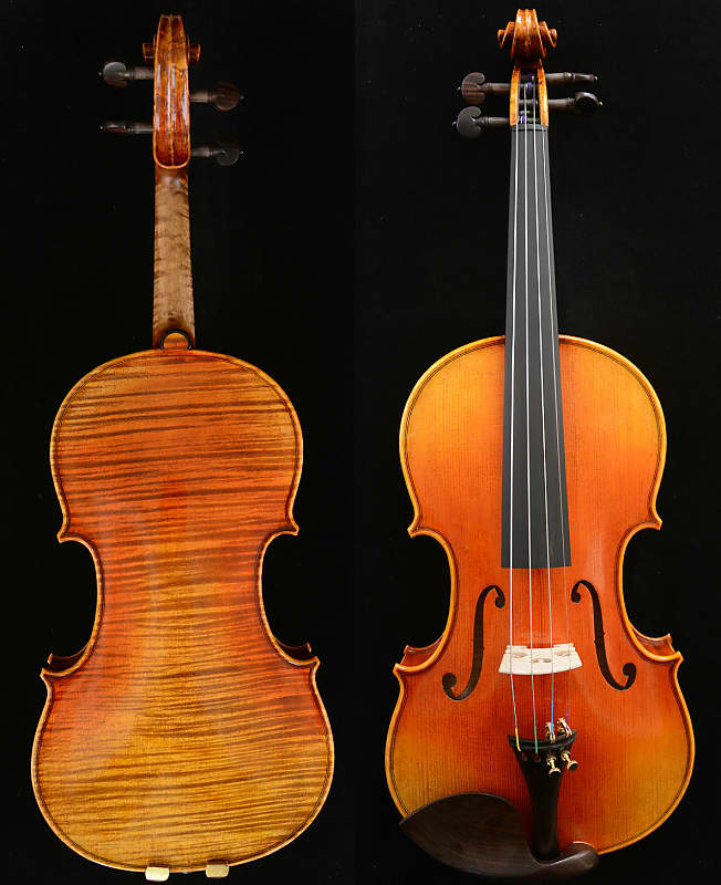 Outstanding Sounding Violin Guarneri Violin Model 1-PC Flame | Reverb