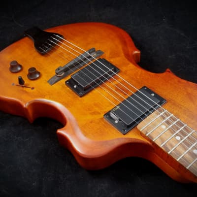 Amber Violin Electric Guitar by Master Luthier Paul Eliasson | Reverb