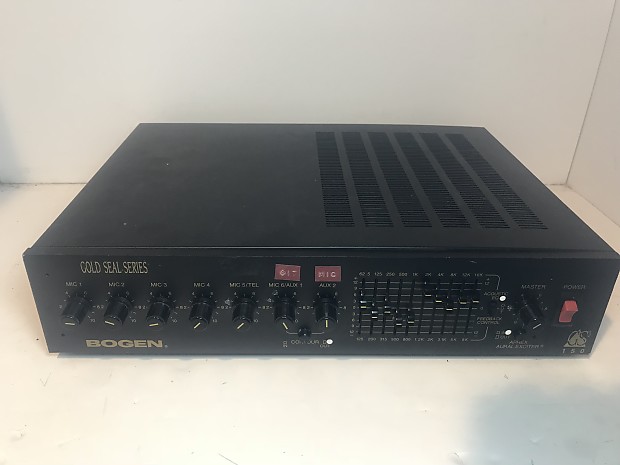 Bogen Gold Seal Series GS 150 GS3 Equalizer PA Paging | Reverb