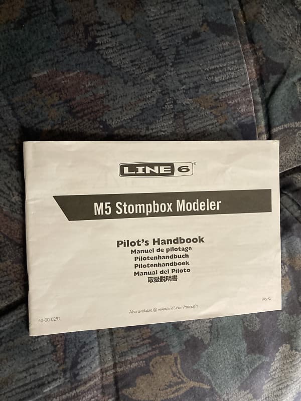 Line 6 M5 Stompbox Modeler Original Owners Manual / User | Reverb