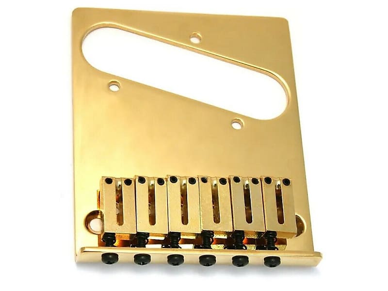 NEW Fender American Series Telecaster Gold BRIDGE for Tele | Reverb