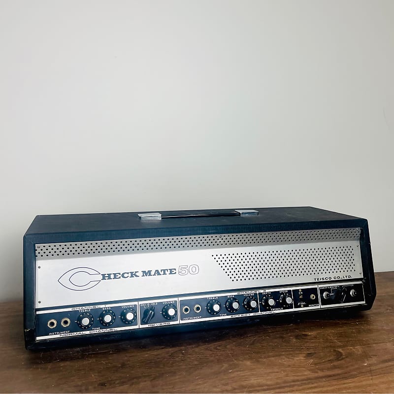 Teisco Checkmate 50 Tube Amplifier 1970s | Reverb