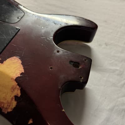 Vester Maniac Electric Guitar Body 1990s - Flamed Maple | Reverb