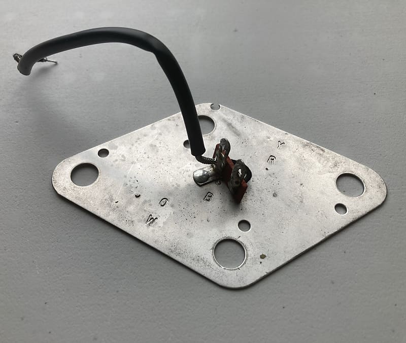 Gibson Les Paul wiring plate | Reverb
