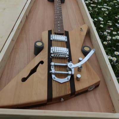 Timo - Handmade, custom semi-acoustic EXPLORER. | Reverb