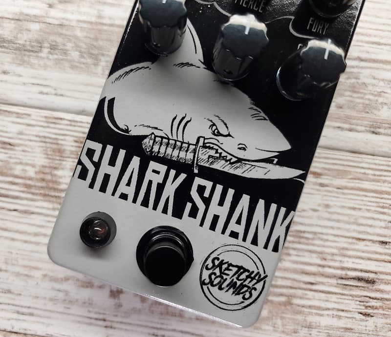 Sketchy Sounds Shark Shank High Gain Overdrive Pedal | Reverb