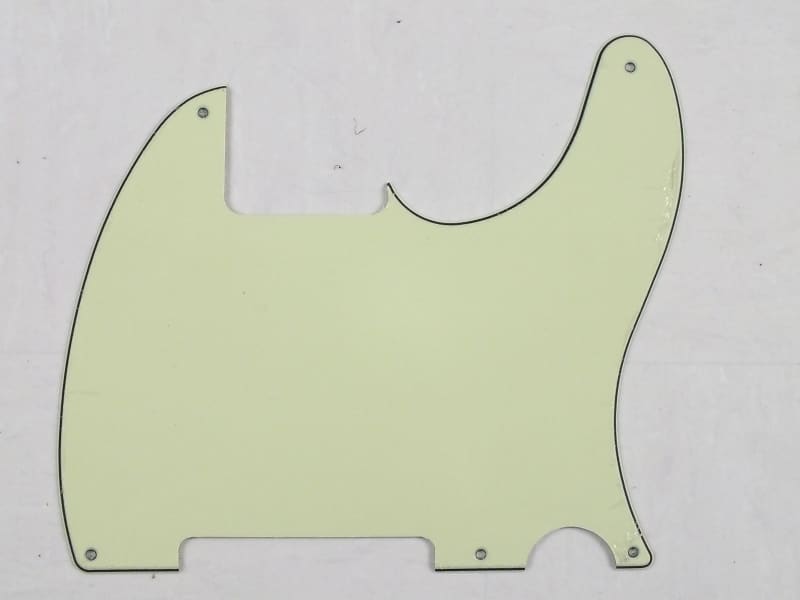 Telecaster Esquire Mint Green Scratch Plate 5 hole | Reverb UK