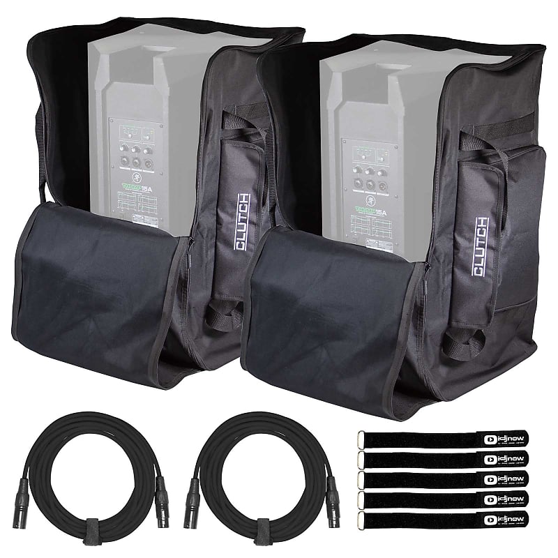 Pro Audio DJ Universal 15" Loudspeaker Padded Tote Carry Bags | Reverb