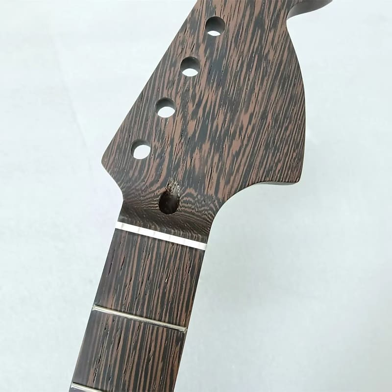 Wenge Wood Strat Style Guitar Neck, Wenge Fingerboard | Reverb