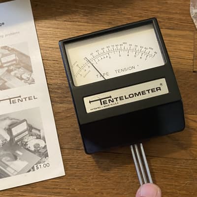 Tentel Tape Tension Gauge for Reel to Reel Tape Decks. | Reverb