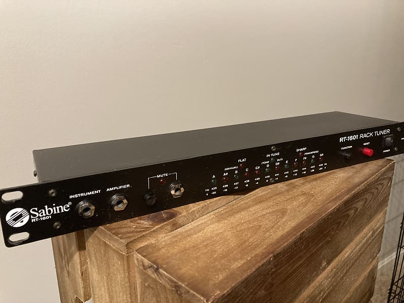 Sabine RT-1601 Rack Tuner Black | Reverb