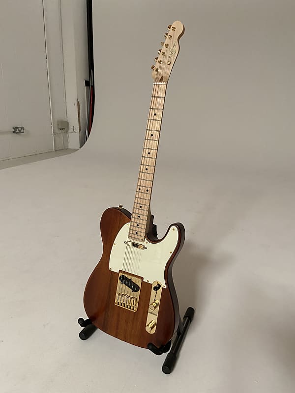 Fender style by deftone T type telecaster Mahogany | Reverb UK