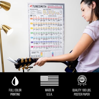 Songsmith Piano Chord Poster - 24" x 36" | Reverb