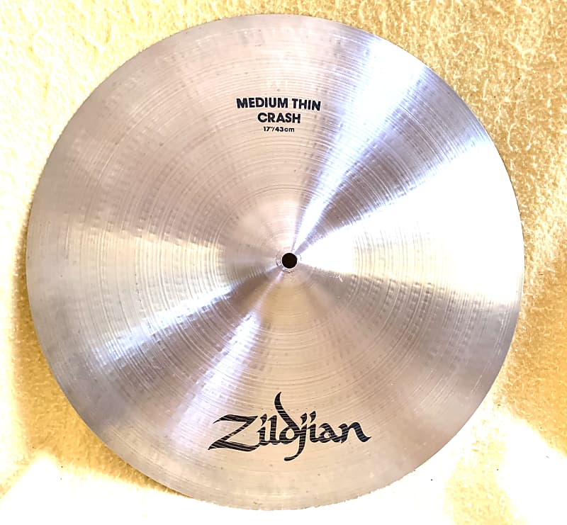 Avedis Zildjian 17 inch Med. Thin Crash Cymbal - Like New! | Reverb