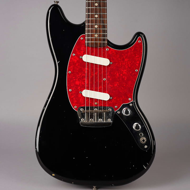Fender Musicmaster II - 1965 - Black Refin | Reverb UK
