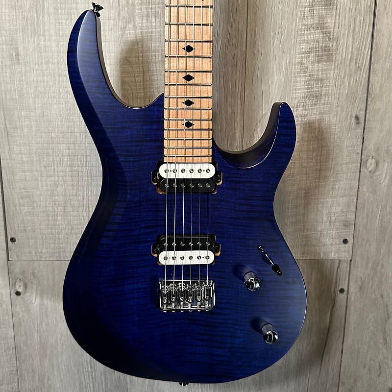 Used Kiesel Ares 6 HH Flame Top Blue w/bag TSS3938 | Reverb