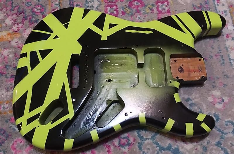 Eddie Fernandes Custom Painted Frankenstrat Reliced Body | Reverb