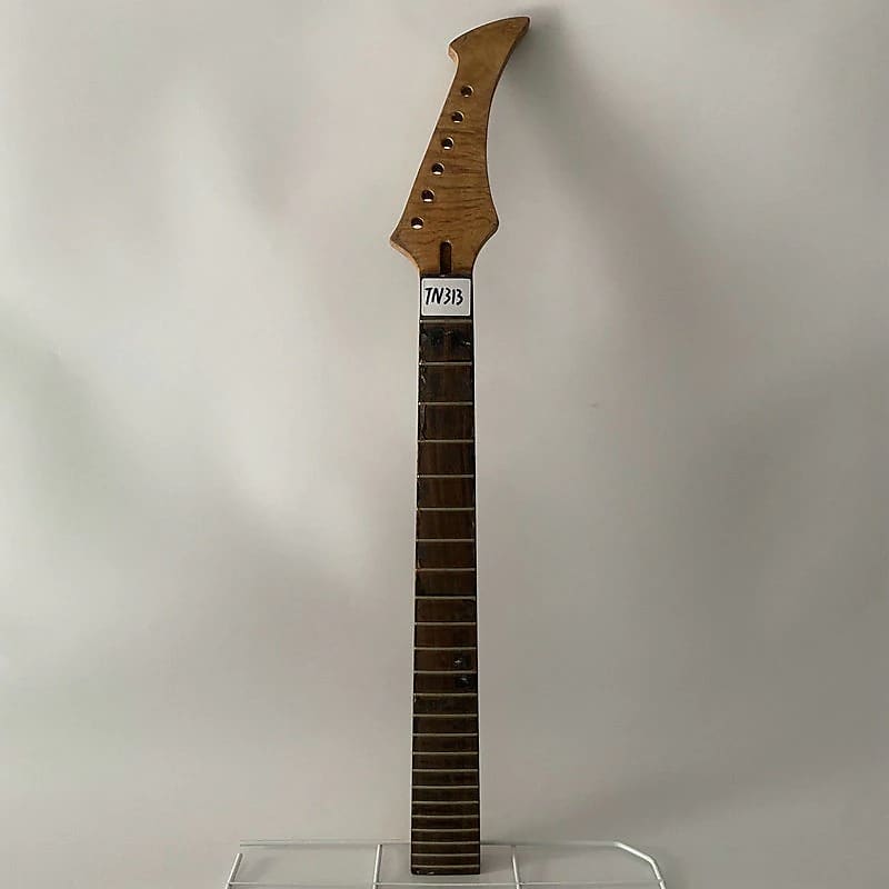 Custom DIY Guitar Maple Wood Neck with 24 Frets Rosewood | Reverb