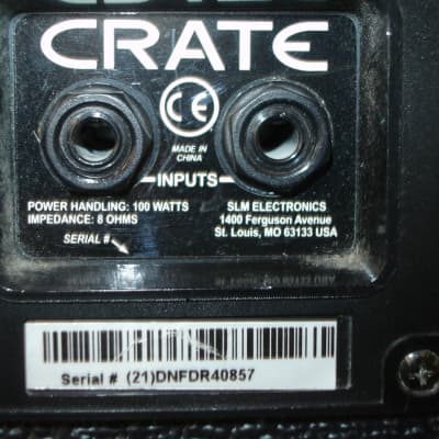 Crate GT112SL 1x12 Guitar Cabinet | Reverb