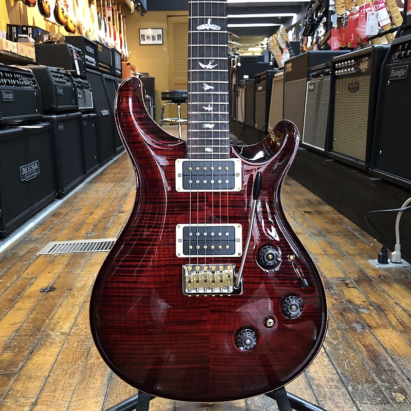 Paul Reed Smith Custom 24 Piezo Electric Guitar Fire | Reverb