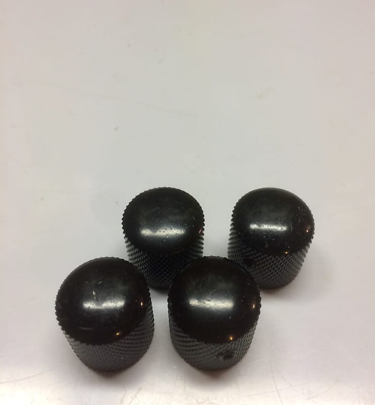 Telecaster Style Dome Top Knobs Black | Reverb