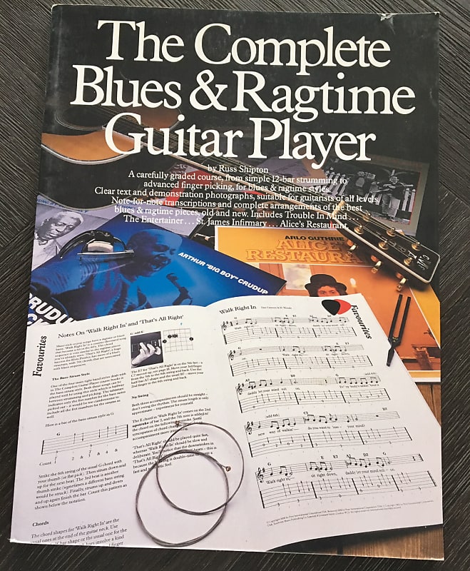 Complete Blues & Ragtime Guitar Player by Russ Shipton | Reverb UK
