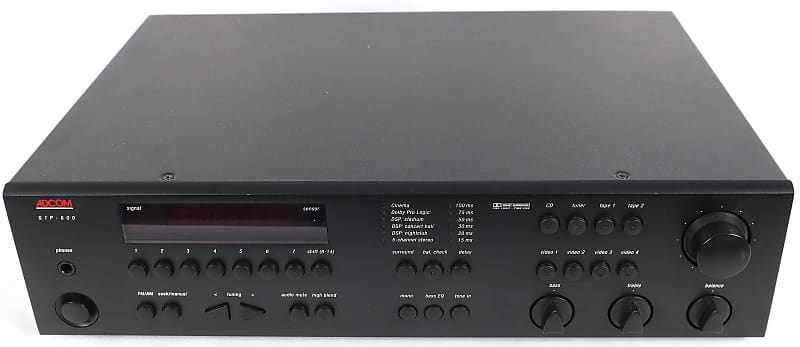 Adcom GTP-600 Surround Sound Home Theater Stereo Preamp | Reverb