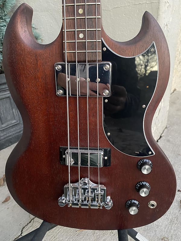 Gibson SG Bass 2007 - Worn vintage walnut | Reverb