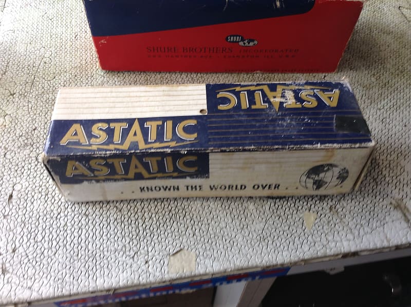 Astatic Model 331 Ceramic Micophone 1960,s black/silver | Reverb