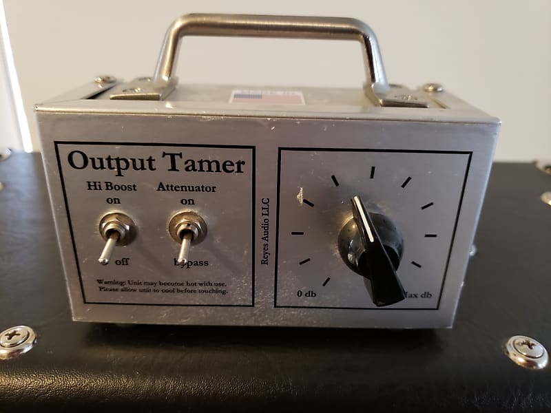 Reyes AUDIO Output Tamer Boost/Attenuator Silver | Reverb