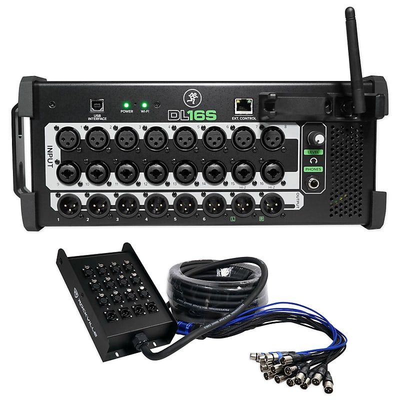 Mackie DL16S Wireless Digital Wi-Fi Mixer w/DSP+16-Channel | Reverb