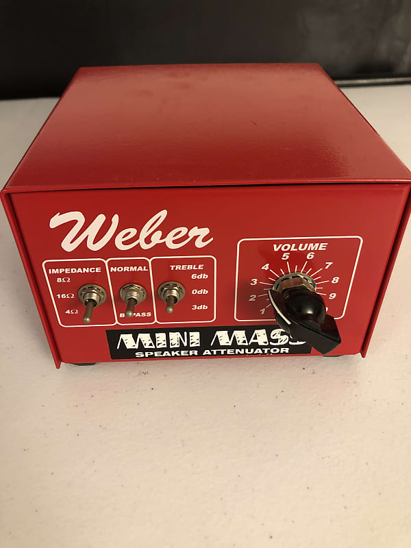 Weber Mini Mass Speaker Attenuator 50 Watt - Red | Reverb
